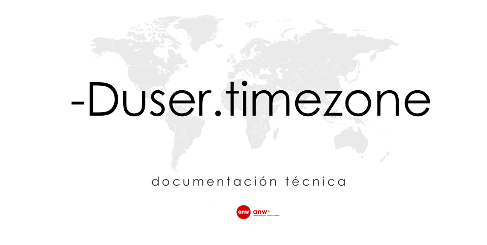 Timezone En Servidores De Aplicaciones JAVA ANW